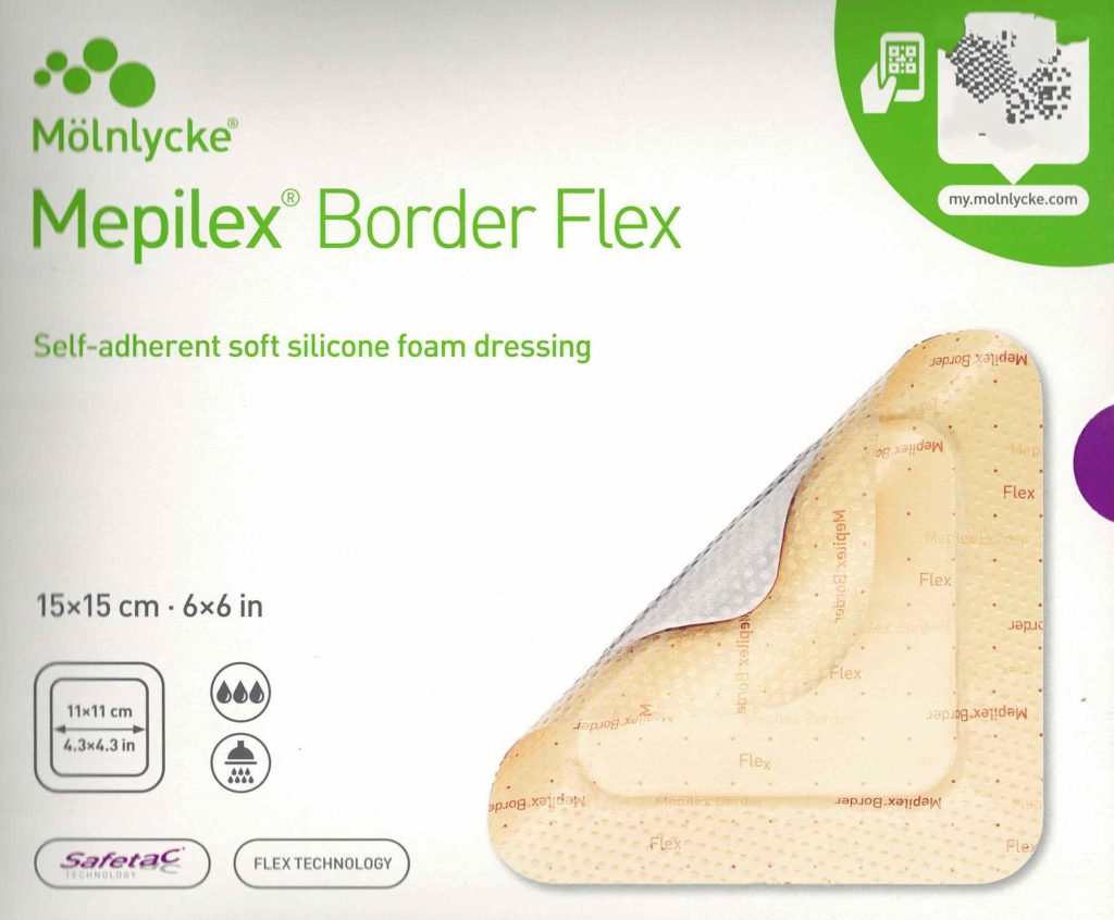 Mepilex Border Flex 15x15cm steril 10 Stück PZN 12596021 - Wundexpert.de